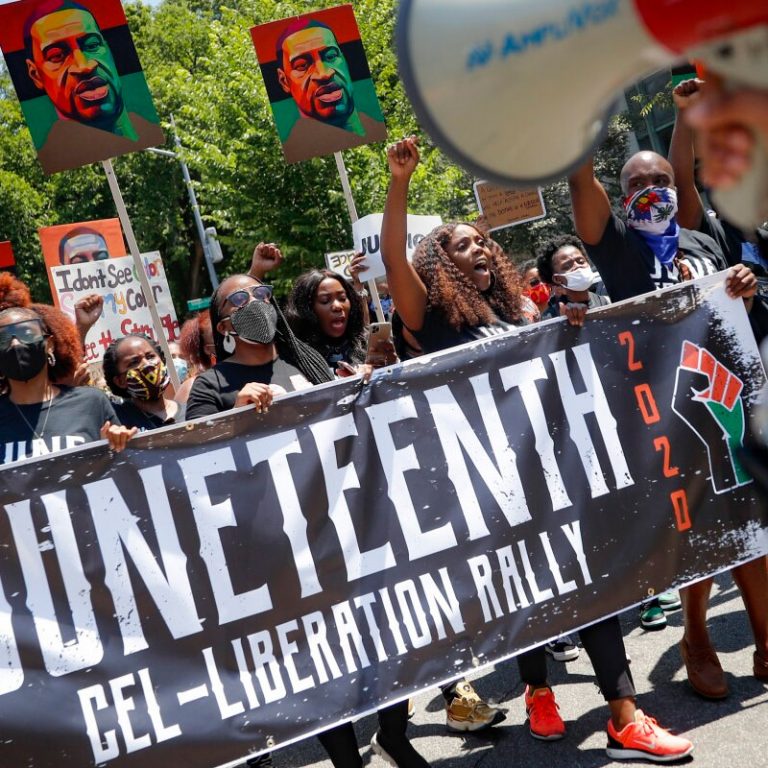 Estados Unidos celebró este lunes el “Juneteenth”, en conmemoración por el fin de la Esclavitud ...