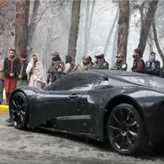 “Mada 9”, el primer superdeportivo construido en Afganistán, fue ...